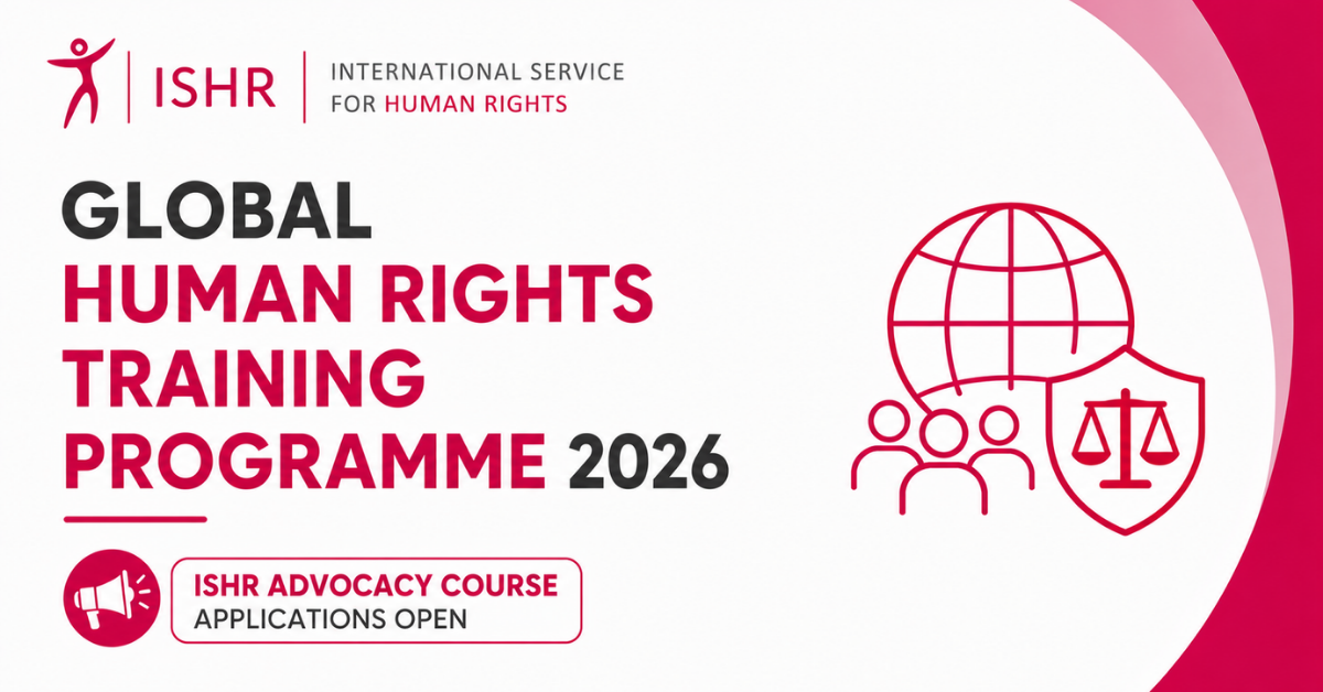International Service for Human Rights Global Human Rights Training ...