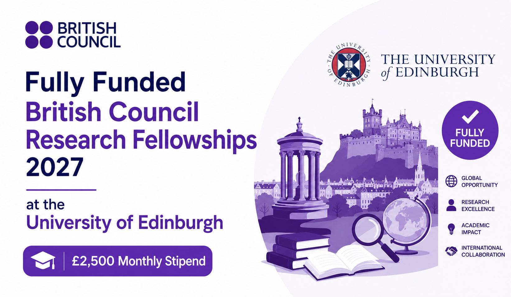 Fully Funded British Council Research Fellowships 2027 at the ...
