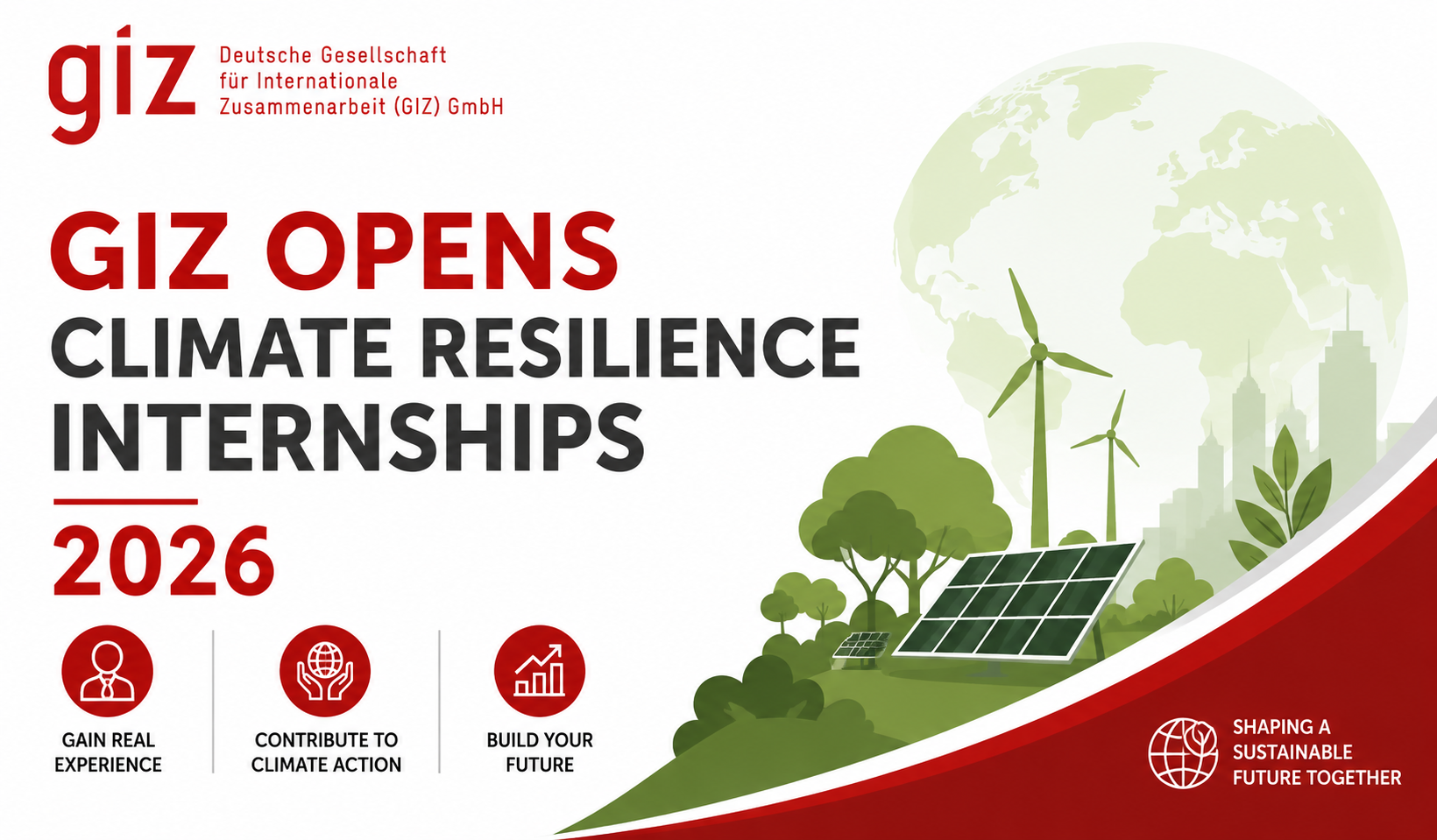 GIZ Opens Climate Resilience Internships 2026 — International ...