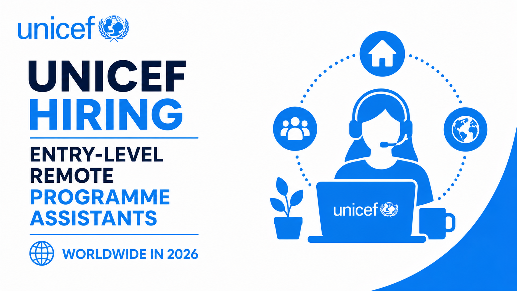 UNICEF Hiring Entry-Level Remote Programme Assistants Worldwide in 2026 ...