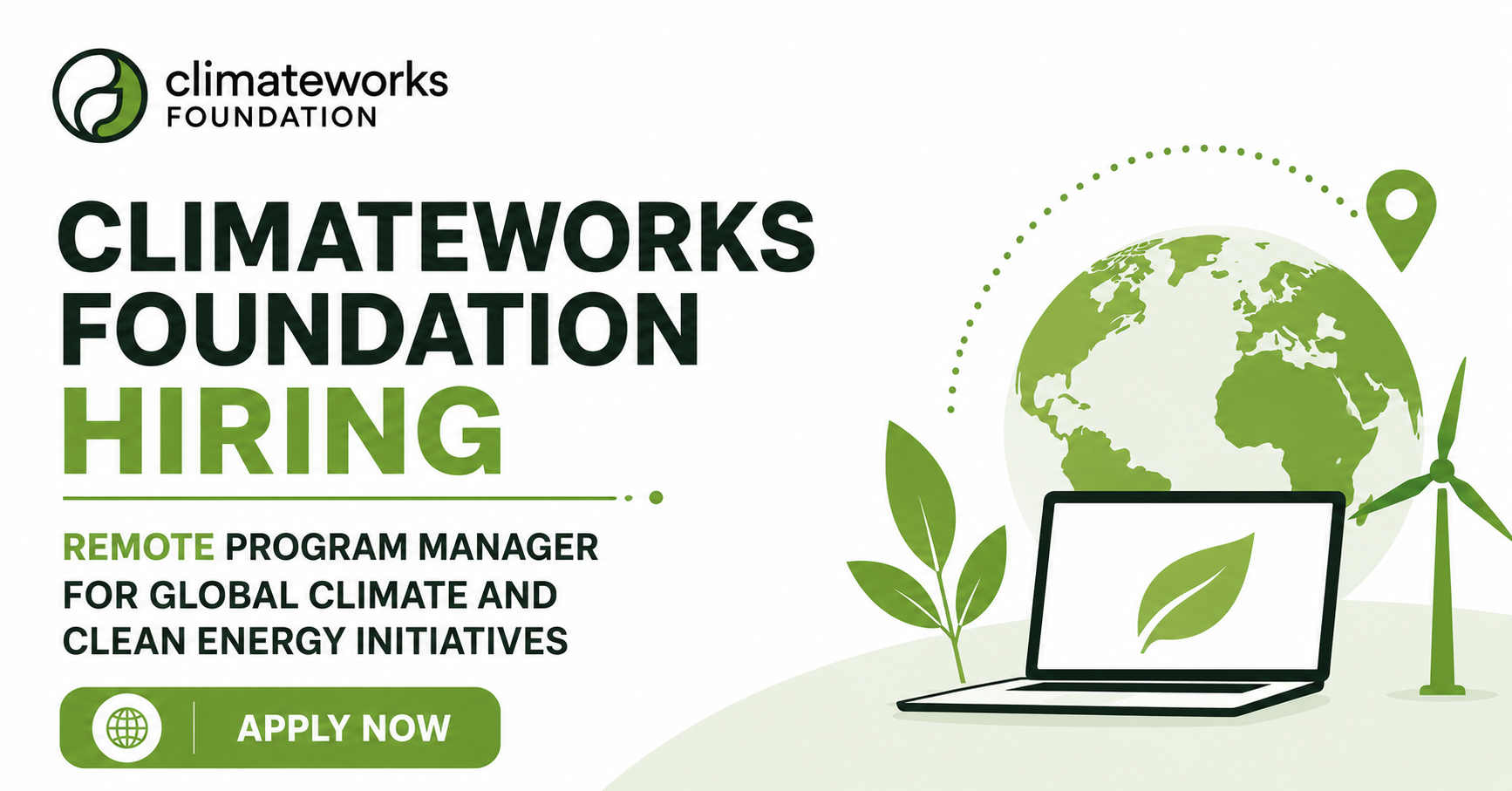 ClimateWorks Foundation Hiring Remote Program Manager for Global ...